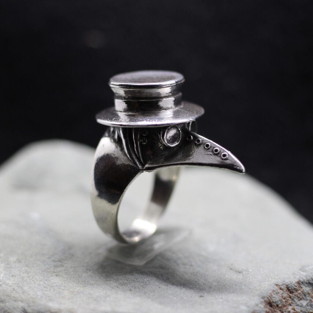 Plague Doctor Ring Plague mask ring - Artifactoria